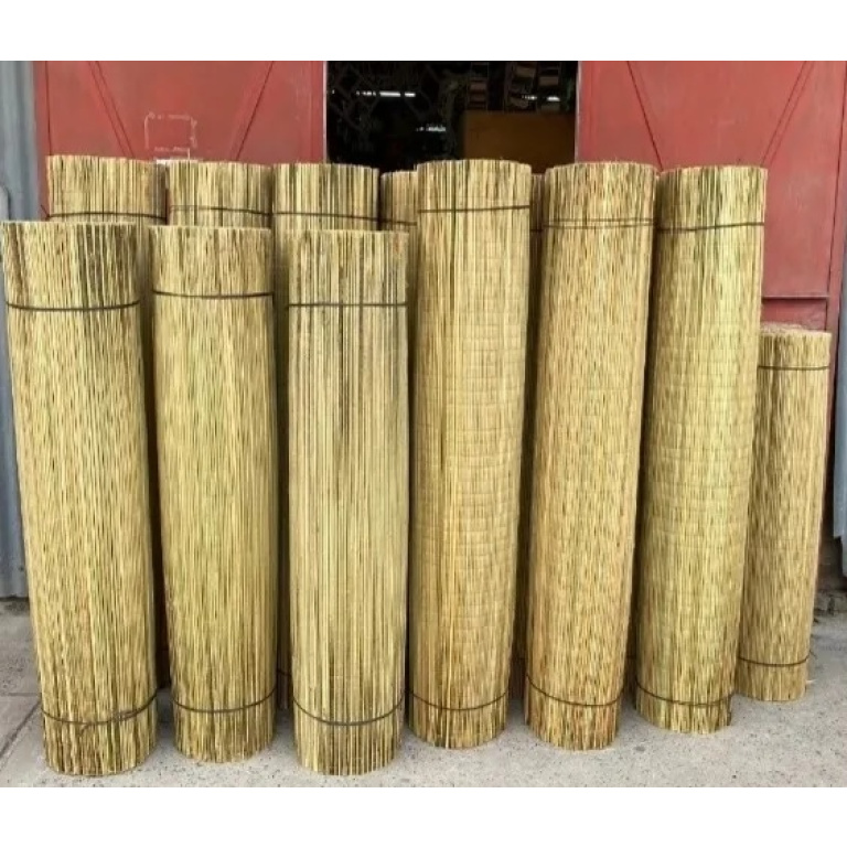 Rollo De Junco Esterilla División 1.50 X 10 Mts Lineales - Vainilla Relax